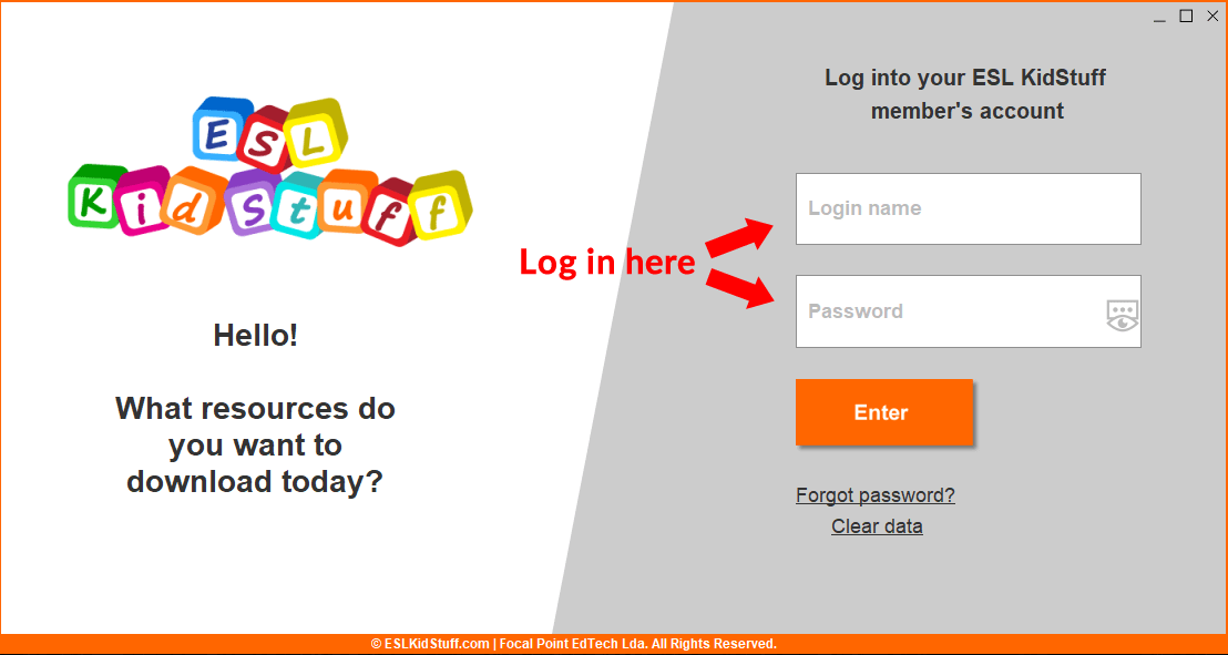 Desktop app - downloading and installing | ESL KidStuff