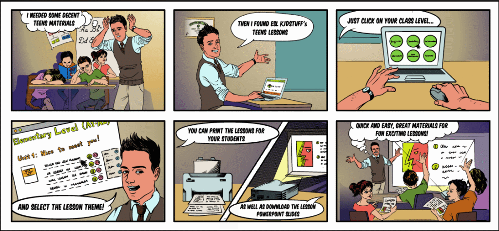 How to use our ESL teens lessons | ESL KidStuff